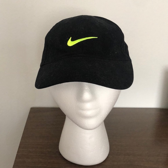 Nike | Accessories | Kids Unisex Black Nike Swoosh Baseball Cap | Poshmark